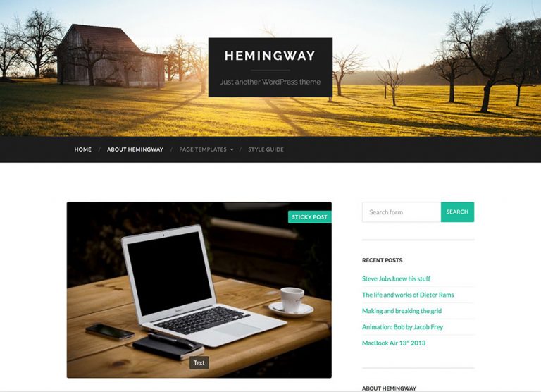 無料パララックスのWordPressテンプレート13選 | sounansa.net