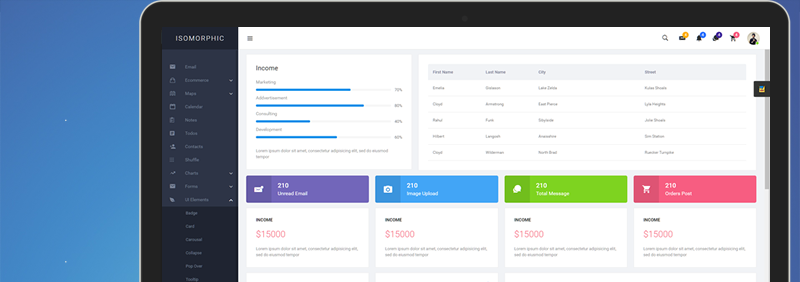[B! React] スタイリッシュな管理画面のReact対応デザインテンプレート 11選 | sounansa.net
