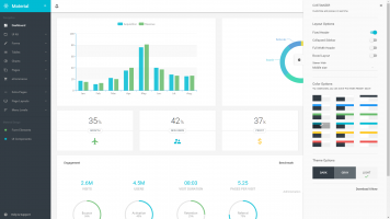スタイリッシュな管理画面のReact対応デザインテンプレート 11選 | sounansa.net